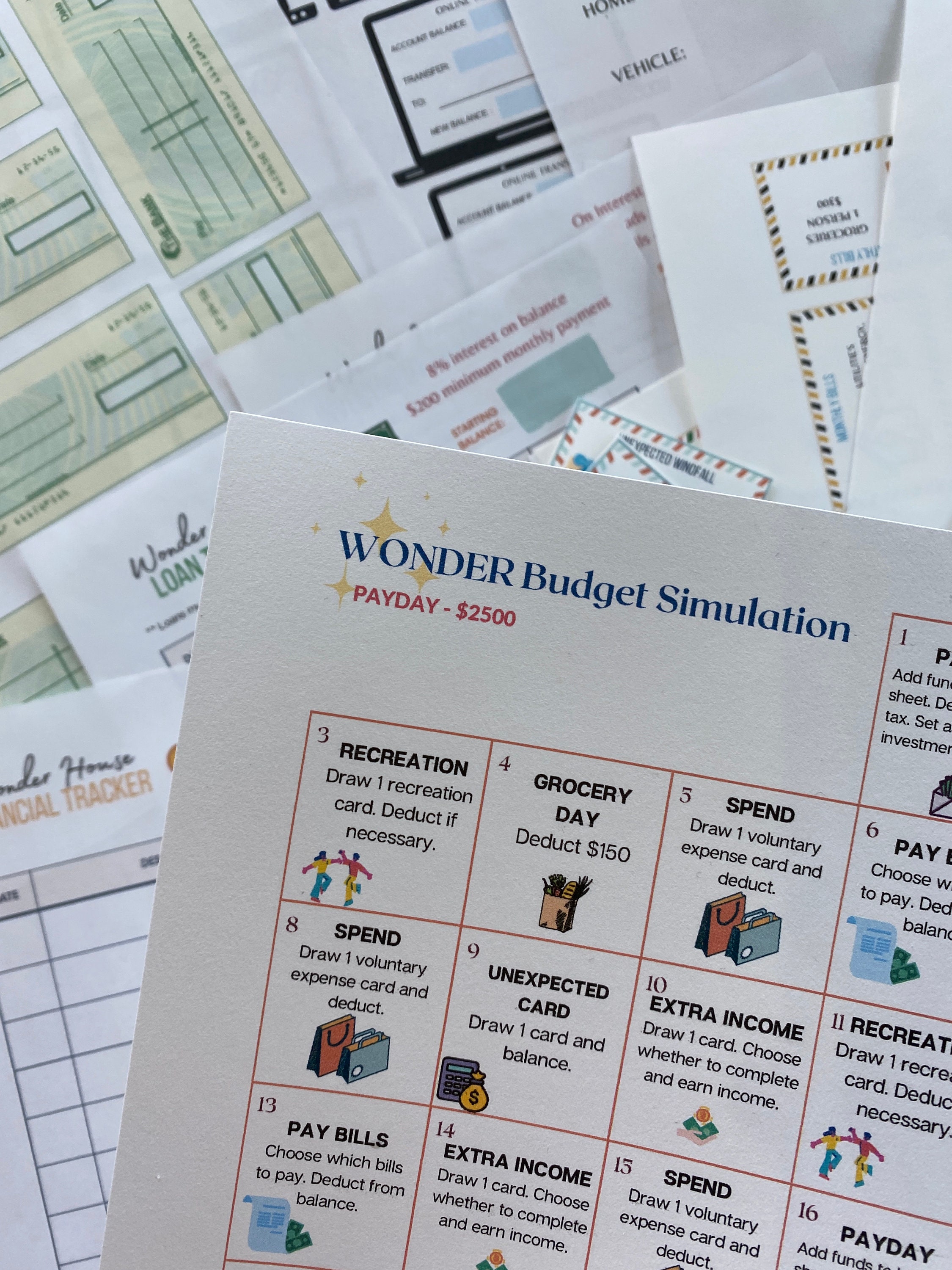 Wonder Budget Simulation, Teach Balancing a Budget, Budget Simulator ...