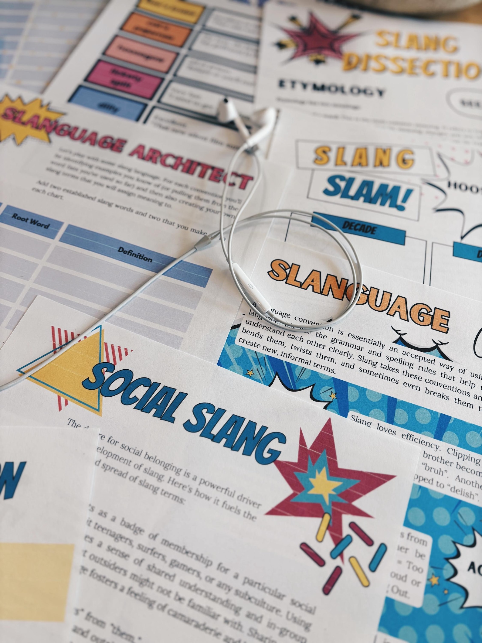 Teen Slang Language Arts Unit, Middle & High School ELA, No Prep, Open ...