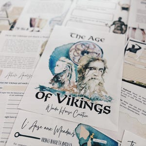 The Age of Vikings History and Language Arts Unit Study, Middle and ...