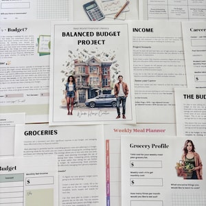 Balanced Budget Project : Teaching Real Life Financial Literacy - Etsy