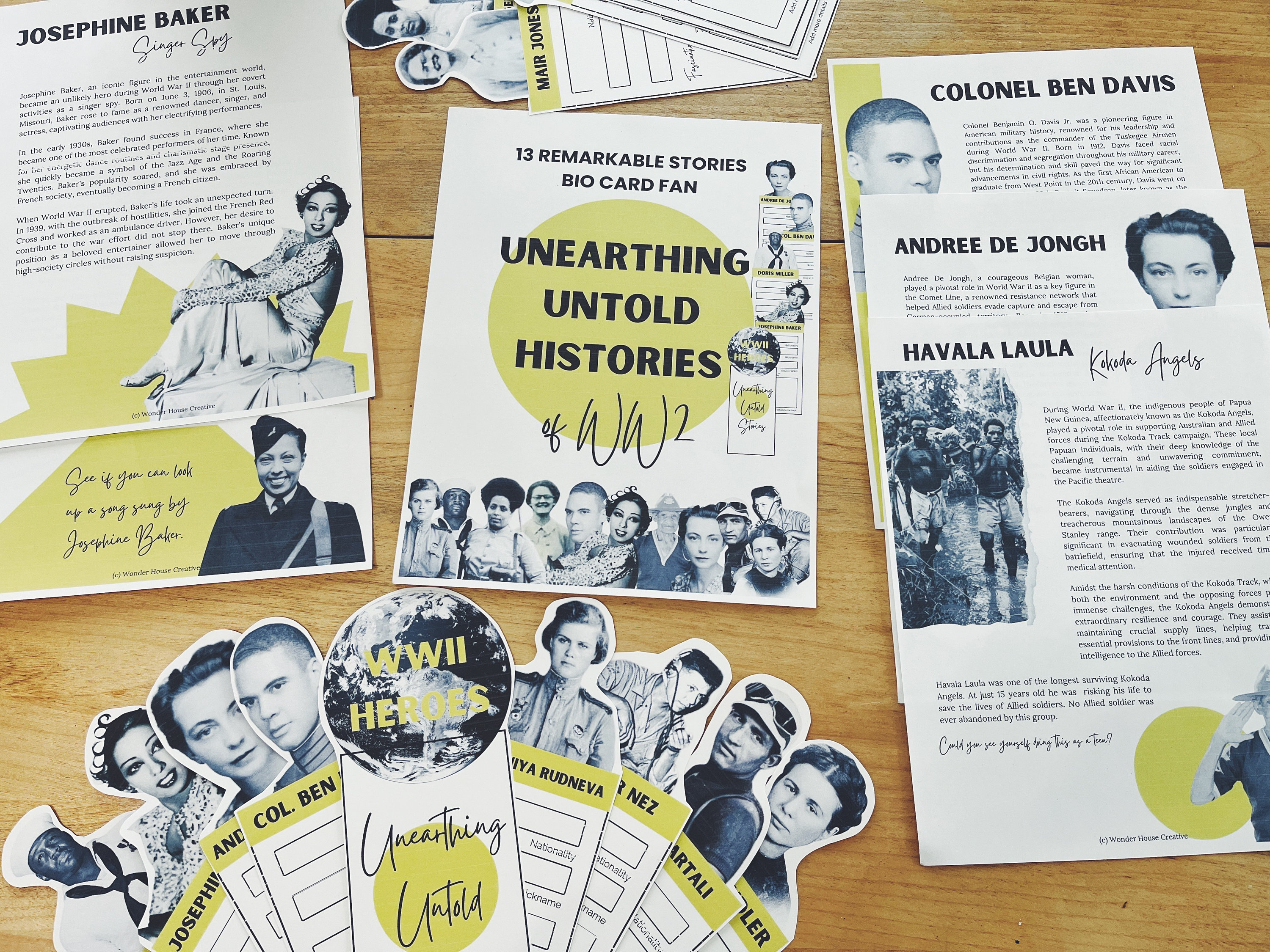 Untold Histories of WWII Card Fan Project, Middle School and High ...