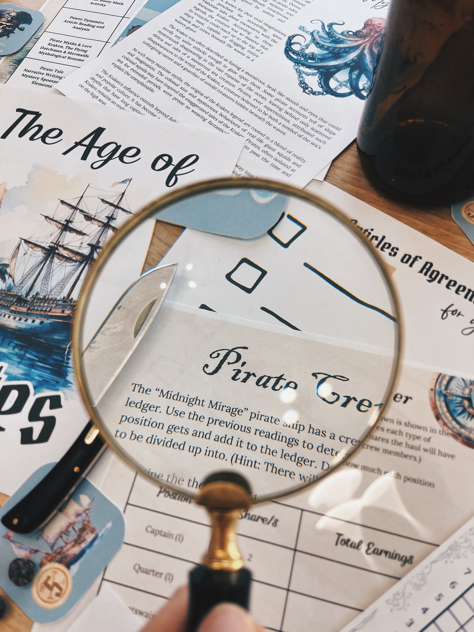 The Age of Pirates Deep Dive Unit Study, Middle School History, Print ...