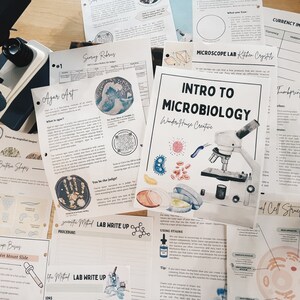 Intro to Microbiology Unit Study, Middle Years Science Unit, Print at ...