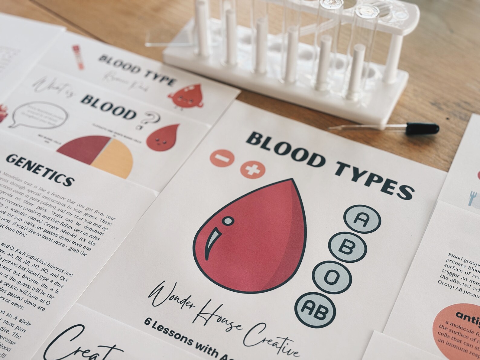 Blood Type Resource Pack, Middle School + High School Biology, Science ...