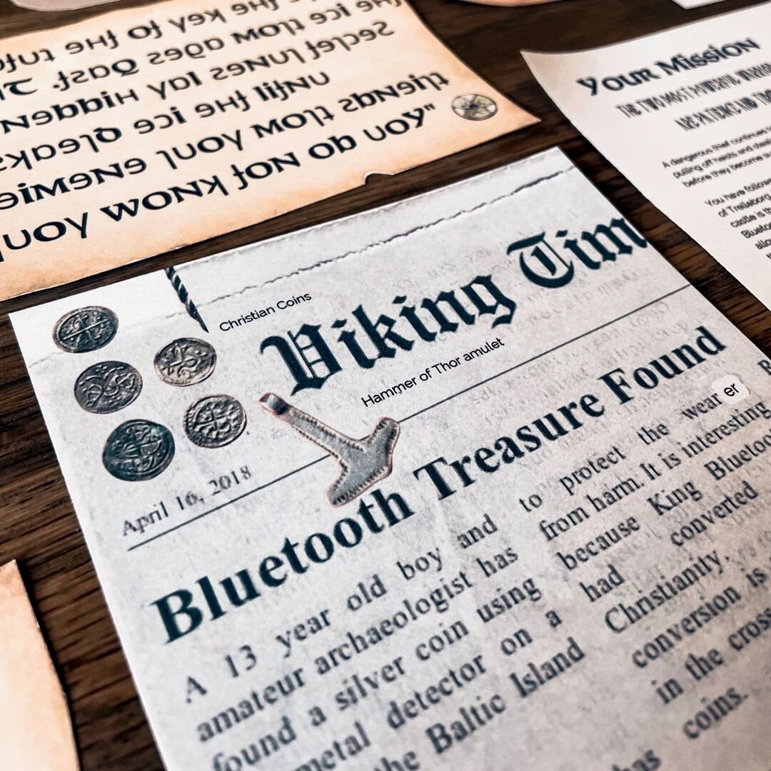 Viking Escape Room, Time Travel, Fun History Lesson, Escape Room for ...