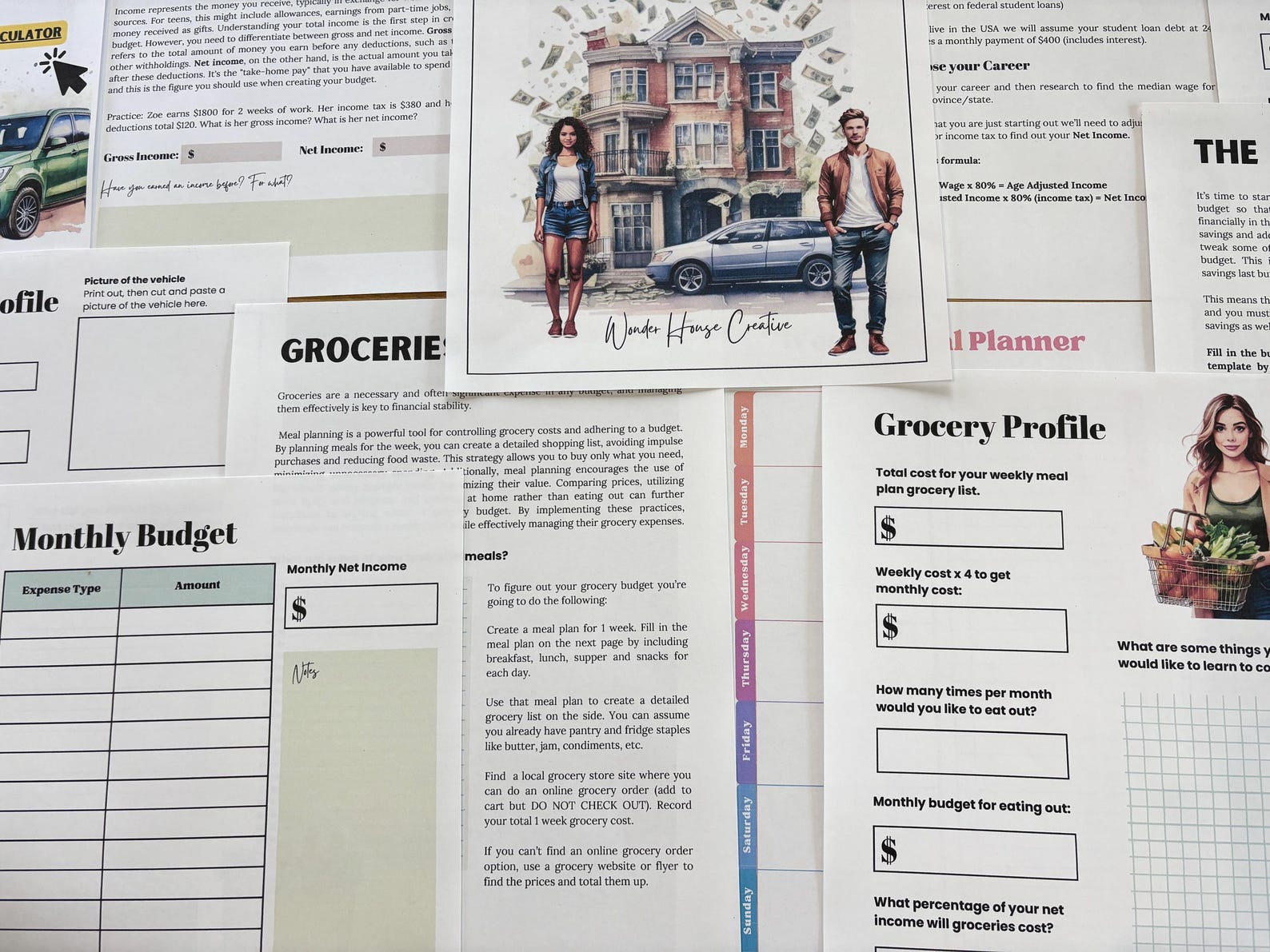 Balanced Budget Project : Teaching Real Life Financial Literacy - Etsy