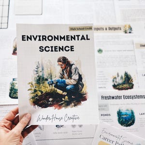 Environmental Science High School Course, 1 Credit, Enviro Sci 20 - Etsy