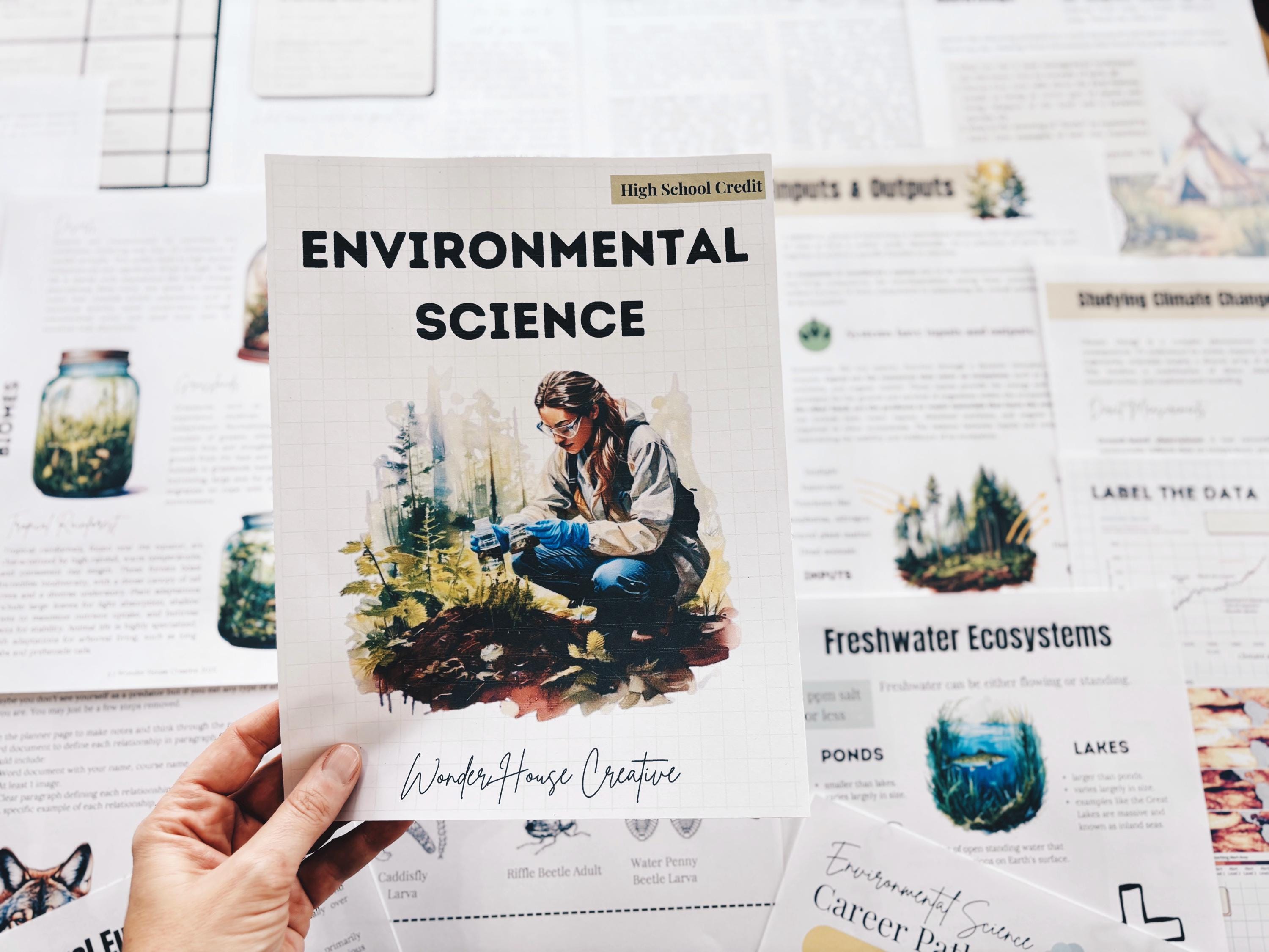Environmental Science High School Course, 1 Credit, Enviro Sci 20 - Etsy