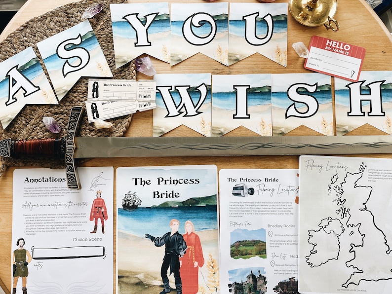 The Princess Bride Literary Deep Dive, Book and Movie Study, ELA Unit ...