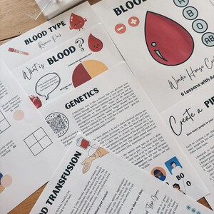 Blood Type Resource Pack, Middle School + High School Biology, Science ...