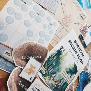 Wilderness Survival Printable Escape Room, Classroom, Middle School ...