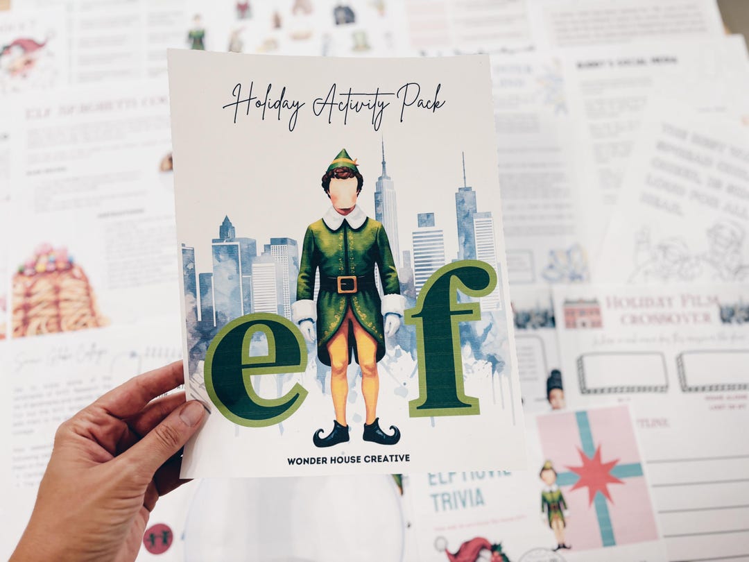 Elf Holiday Activity Pack, Movie Christmas Activities, Middle School ...
