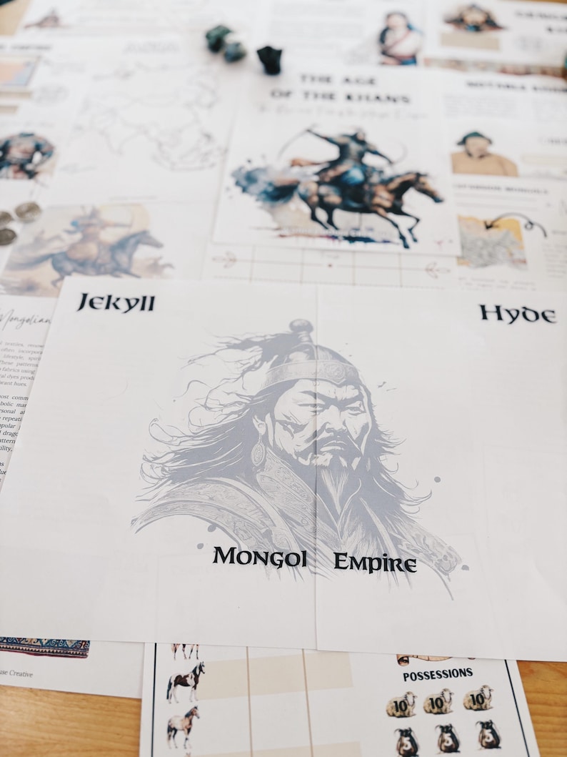 The Age of Khans Mongol Empire History/ela Unit Study, Middle School ...