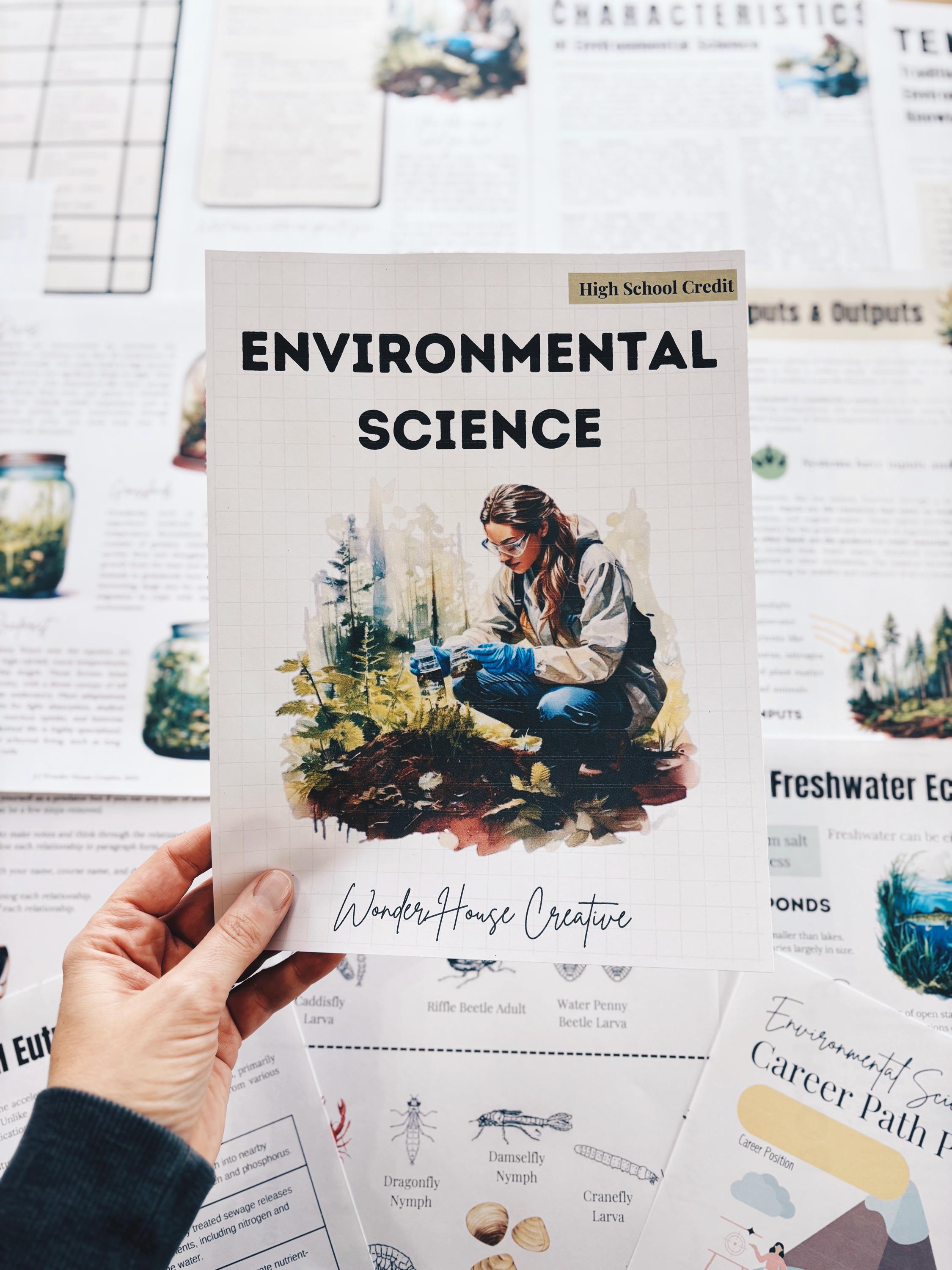 Environmental Science High School Course, 1 Credit, Enviro Sci 20 - Etsy