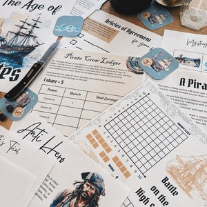 The Age of Pirates Deep Dive Unit Study, Middle School History, Print ...