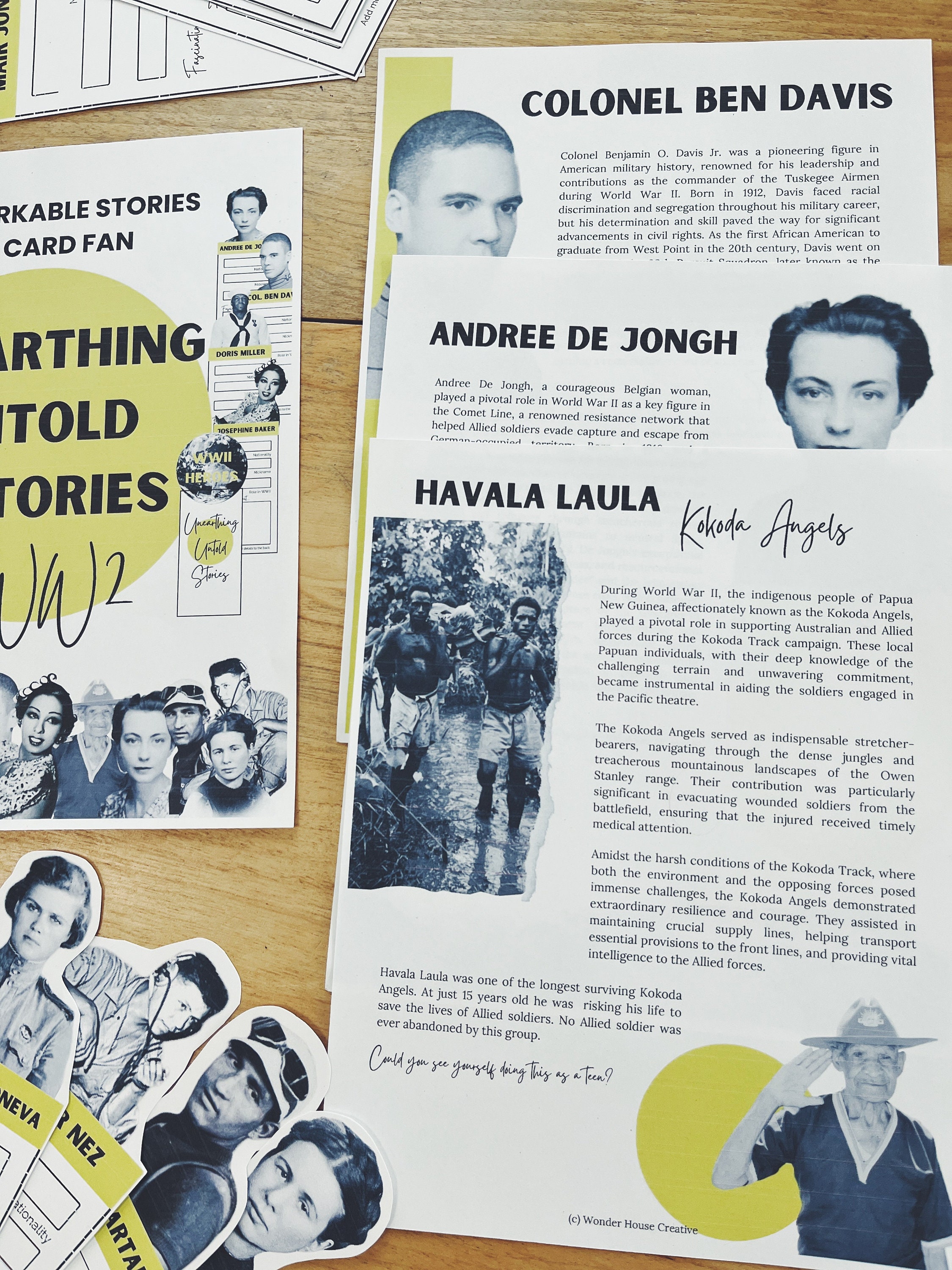 Untold Histories of WWII Card Fan Project, Middle School and High ...