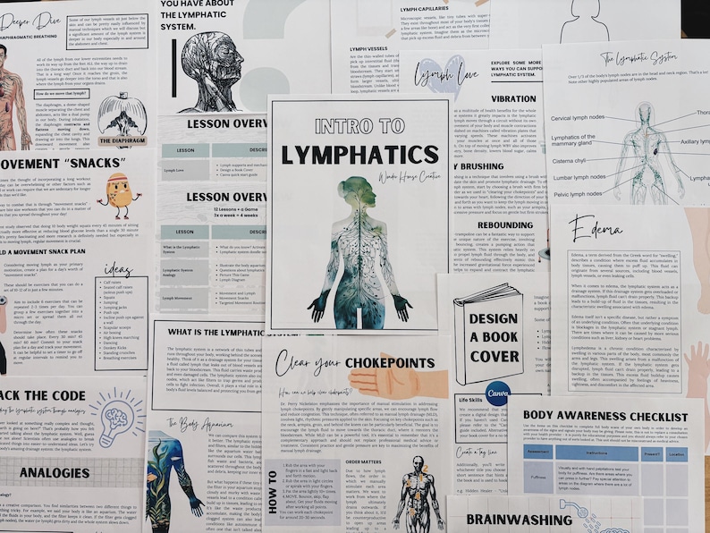 Introduction to Lymphatics Unit Study, Human Body Systems, Middle Years ...