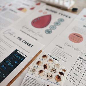 Blood Type Resource Pack, Middle School + High School Biology, Science ...
