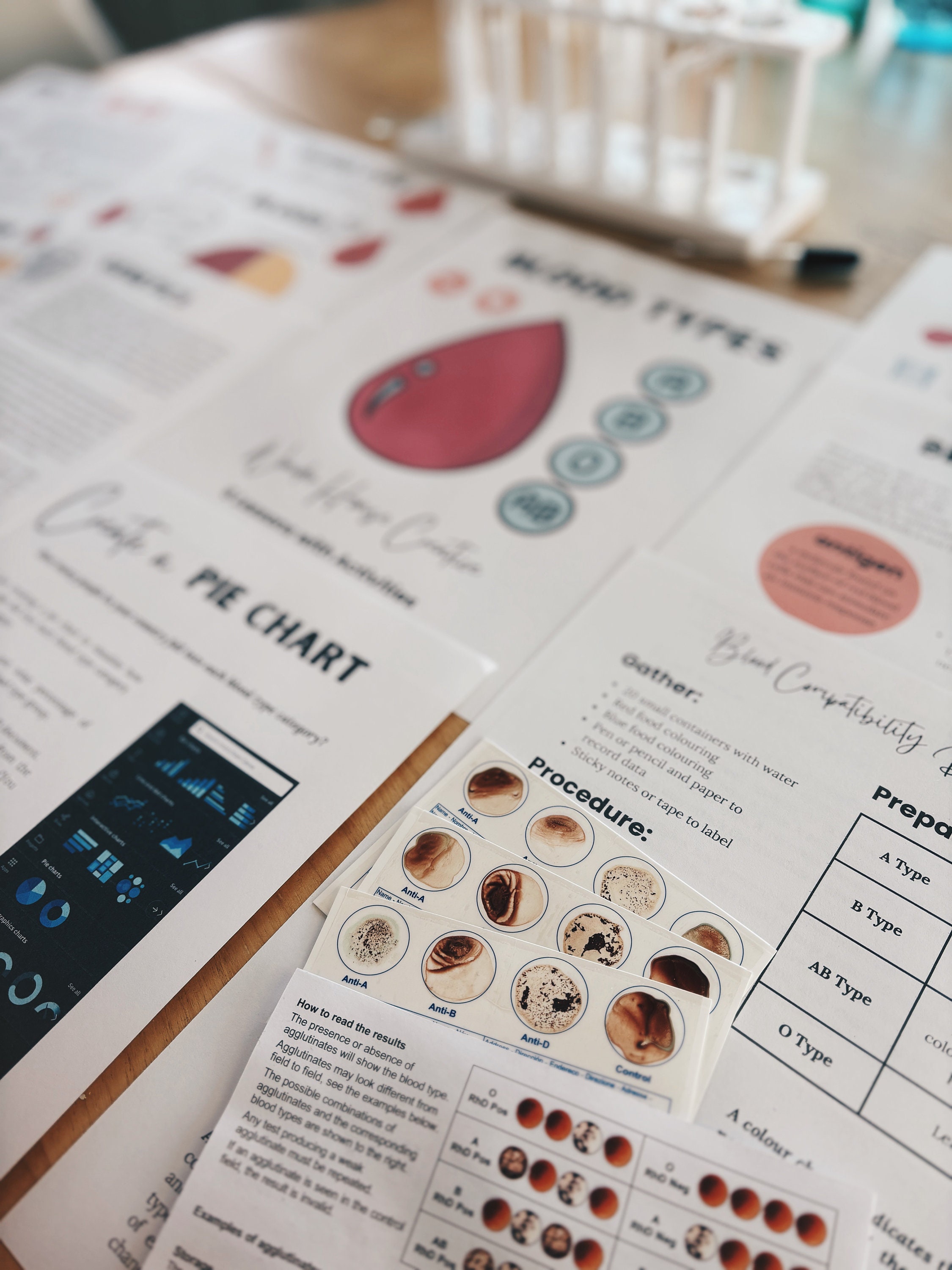 Blood Type Resource Pack, Middle School High School Biology, Science ...