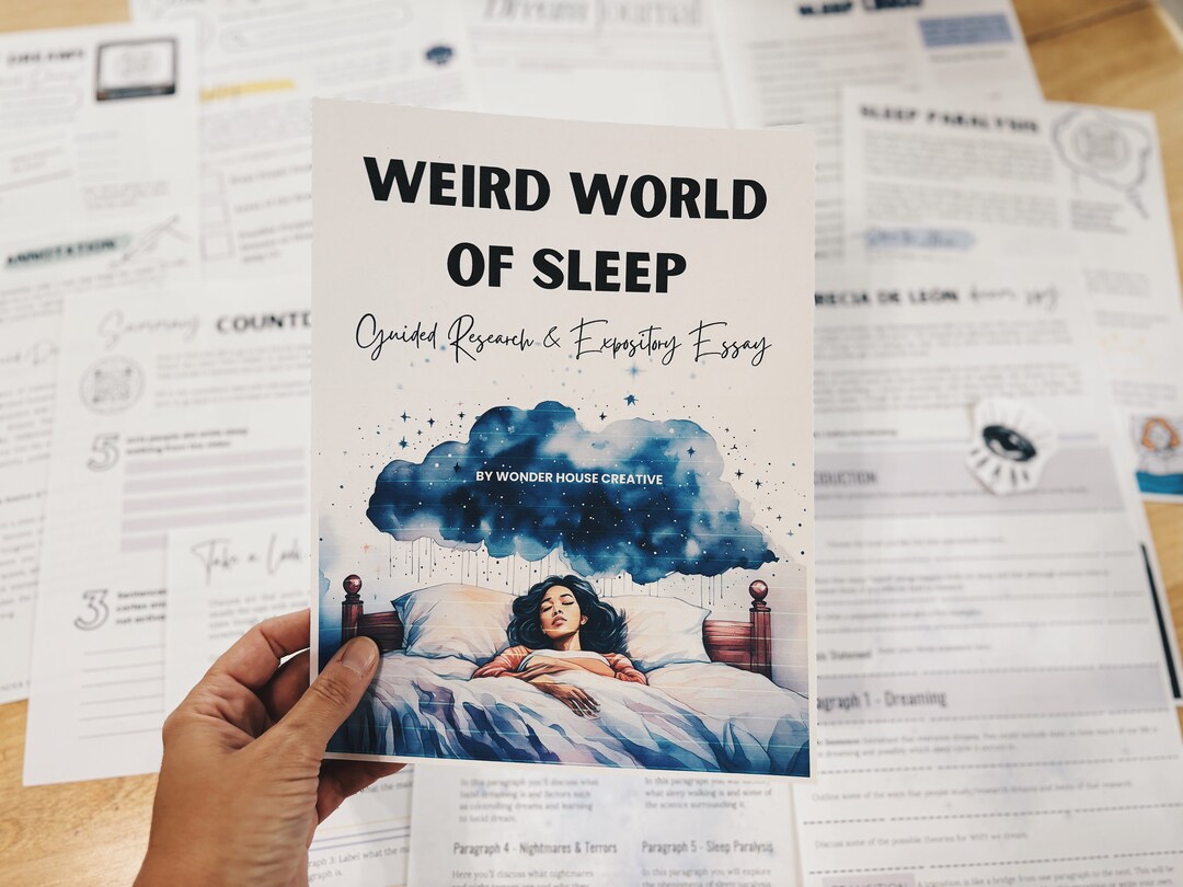 Weird World of Sleep Guided Research & Expository Essay Project, Grades ...