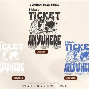 Travel Png Svg, Self Tour Svg, World Tour Svg Png, Positive Aesthetic ...