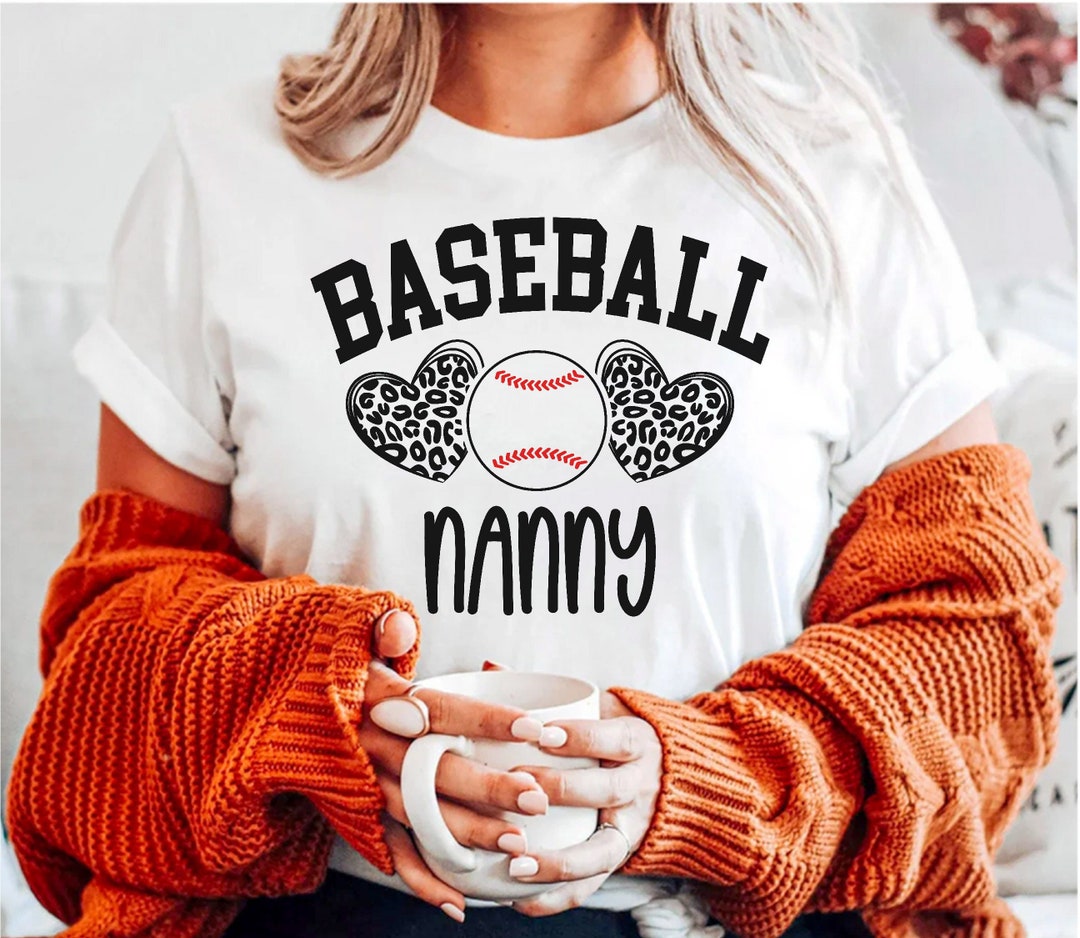 Baseball Nanny Svg, Baseball Nanny Shirt Svg, Baseball Svg, Leopard ...