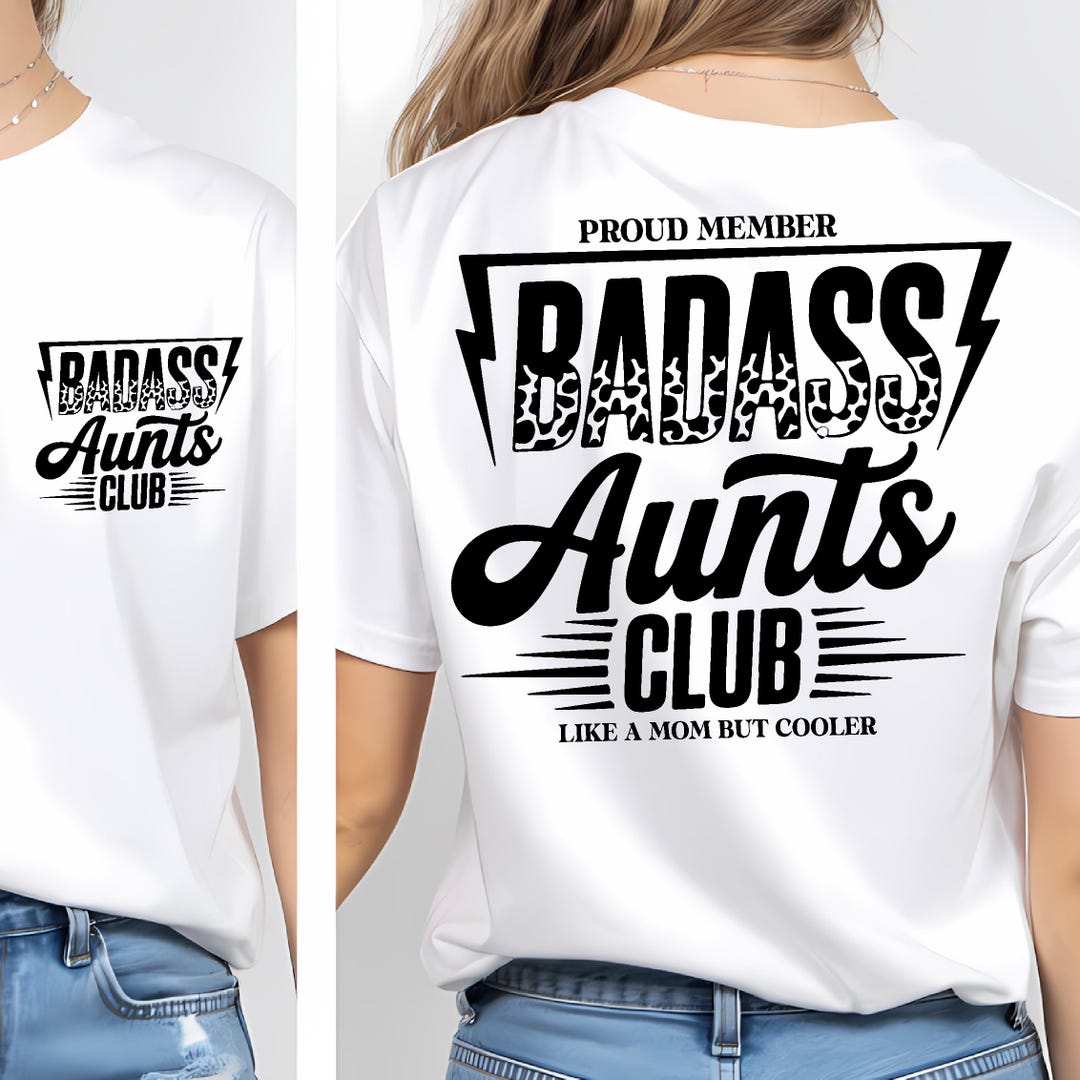 Badass Aunts Club SVG, Best Aunt Svg, Aunt to Be Svg Digital File - Etsy