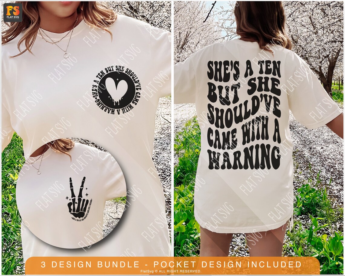 She's A 10 but She Should've Came With A Warning Png Svg, Adult Humor ...