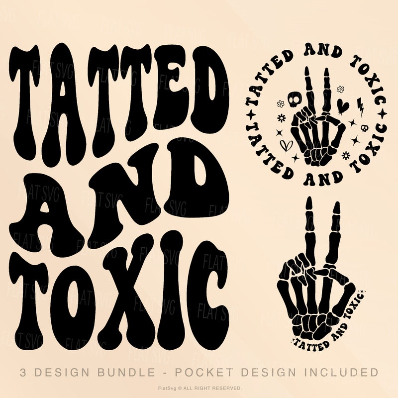 Toxic Svg - Etsy
