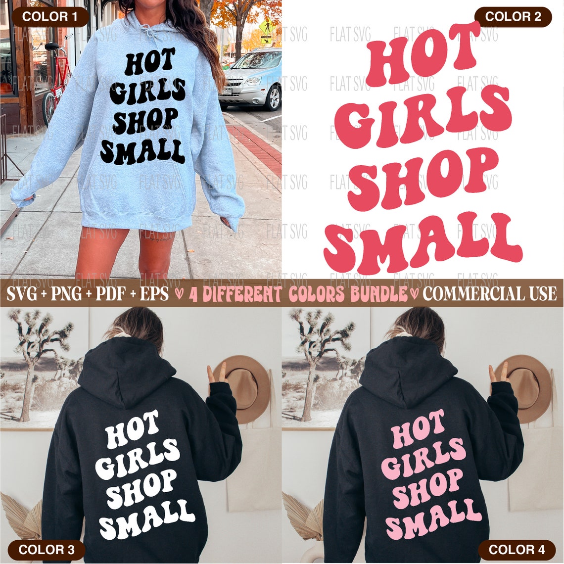 Hot Girls Shop Small Svg Support Local Svg Support Small - Etsy