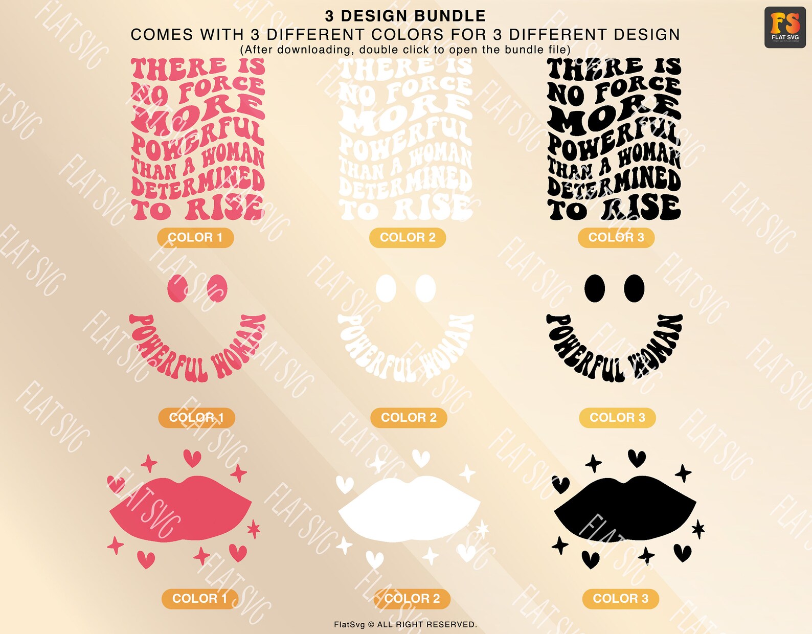 Powerful Woman Svg There is No Force Svg Strong Women Svg - Etsy