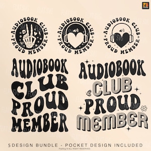 Audiobook Club Proud Member Svg, Smut Svg, Spicy Book Svg Png ...