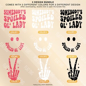 Somebody's Spoiled Ol' Lady Svg, Ol' Lady Svg Png Ol' Lady Png Women's ...