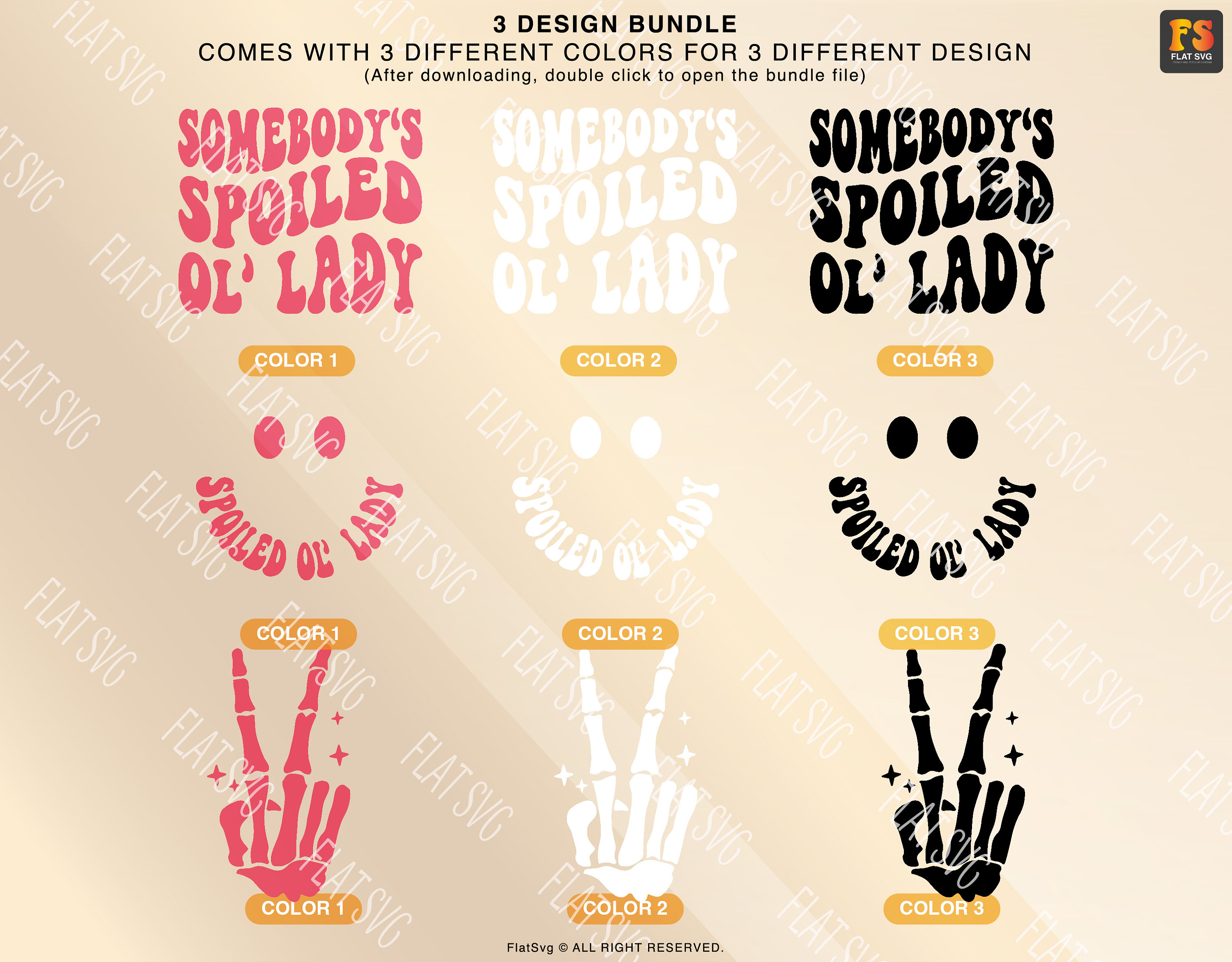 Somebody's Spoiled Ol' Lady Svg, Ol' Lady Svg Png Ol' Lady Png Women's ...