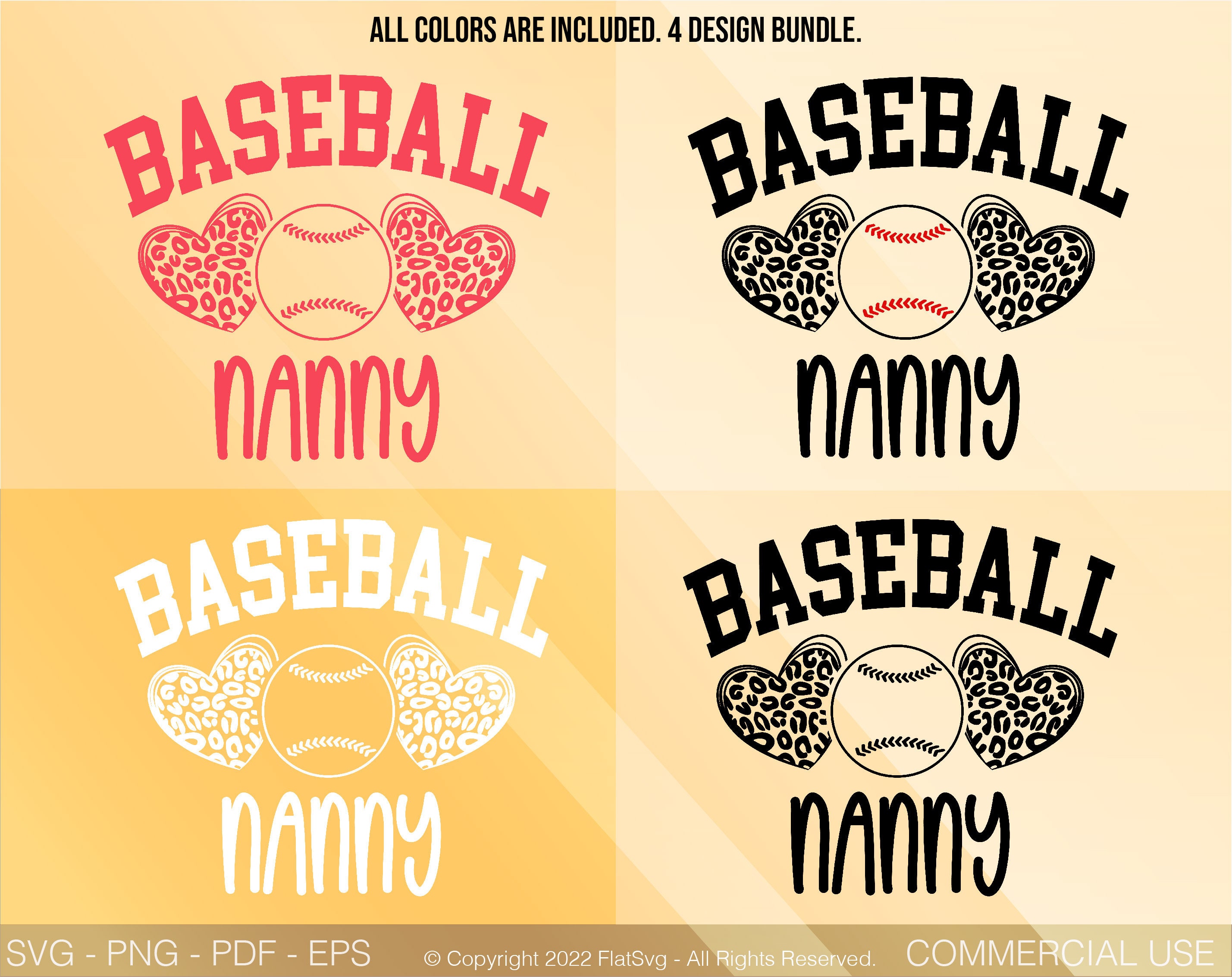 Baseball Nanny Svg, Baseball Nanny Shirt Svg, Baseball Svg, Leopard ...
