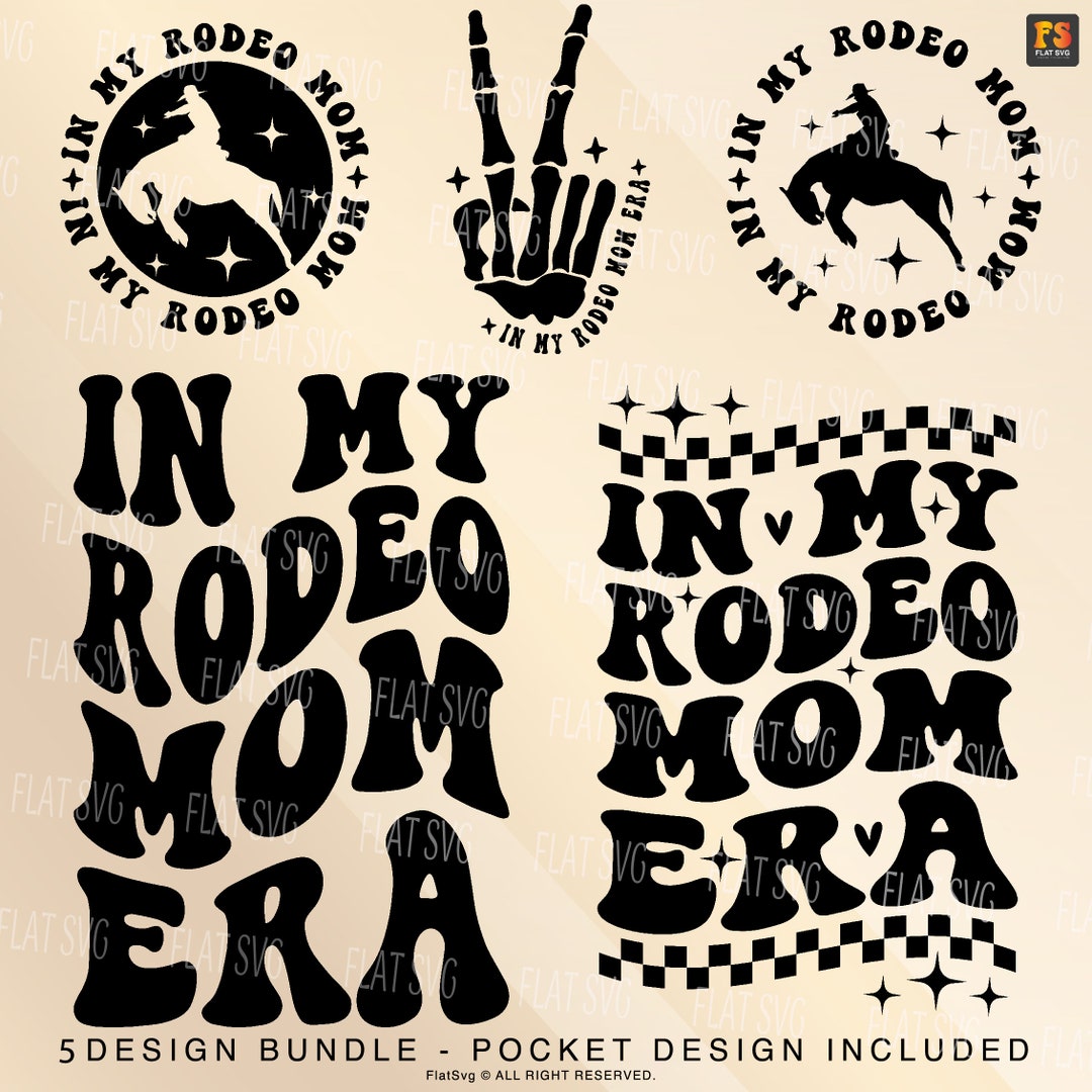 In My Rodeo Mom Png Svg, Rodeo Mom Svg Rodeo Fan Svg, Rodeo Saying Svg ...