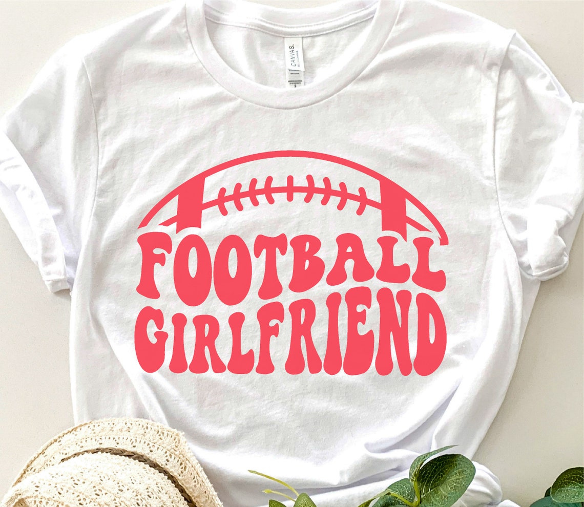 Football Girlfriend Svg Football Svg Leopard Heart Svg - Etsy