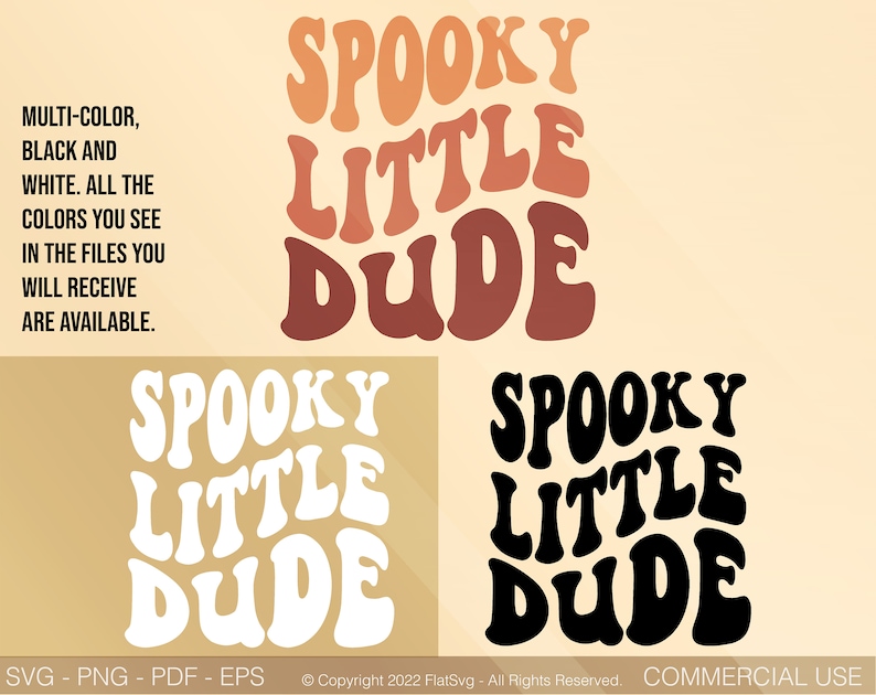 Spooky Little Dude Svg Png Halloween Svg Fall Svg Autumn - Etsy