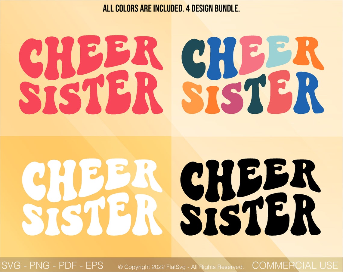 Cheer Sister Svg Png Cheer Sister Cut File Cheer Sister - Etsy