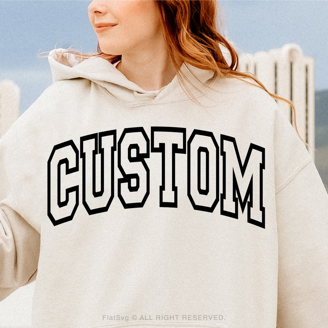 Custom Varsity Svg, Custom Font Svg Png, Jersey Svg, Custom University ...