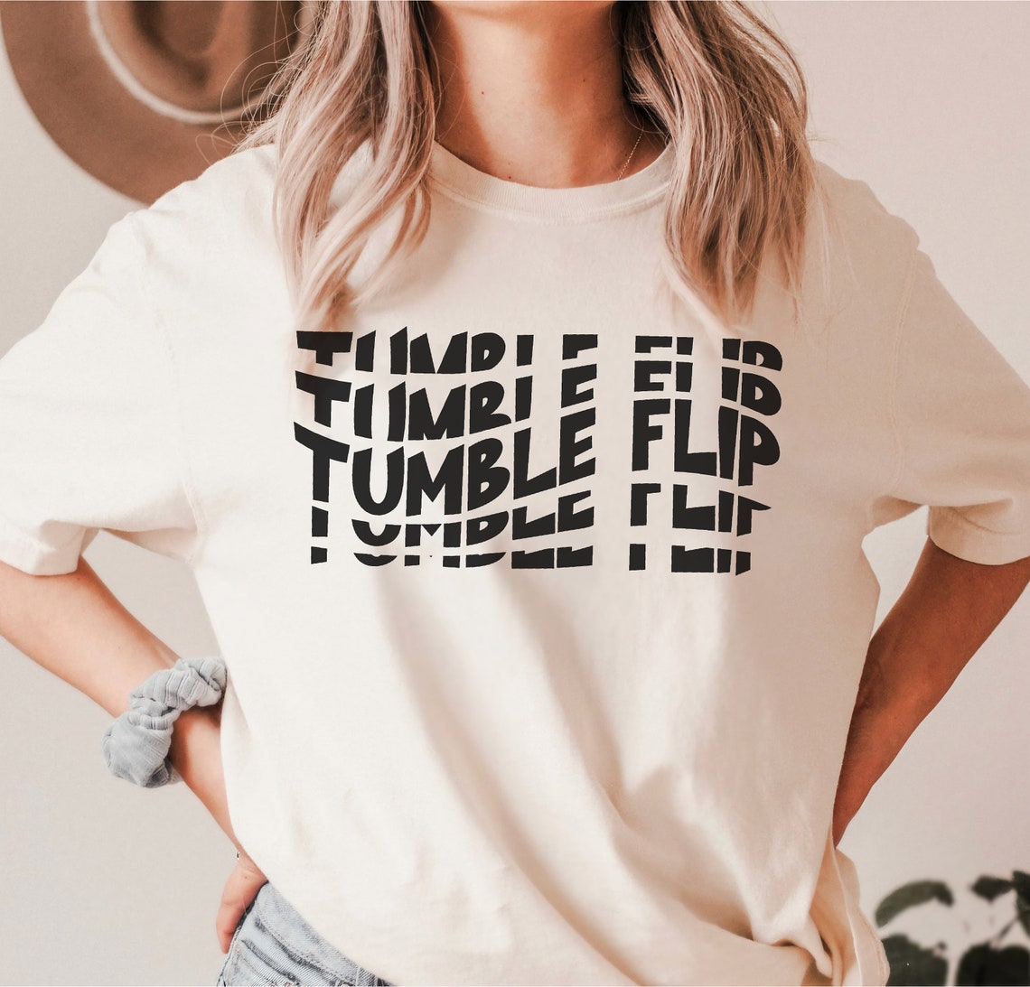 Tumble Flip Svg Png Gymnastics Svg Wavy Stacked Style for - Etsy