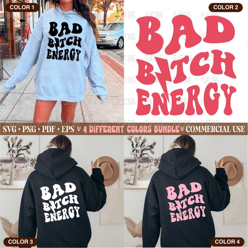 Bad Bitch Energy Svg Pngcute Bad Bitch Svg Strong Women Svg - Etsy