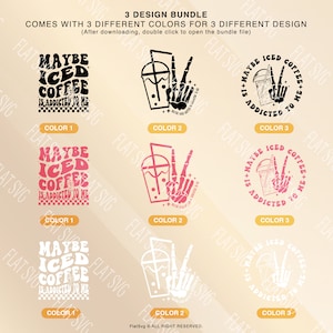 Maybe Iced Coffee is Addicted to Me Png Svg, Adult Humor Png Svg Png ...