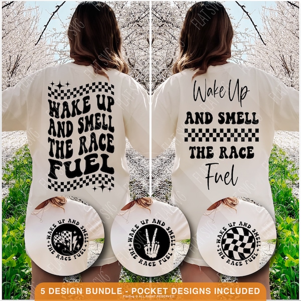 Wake up and Smell the Race Fuel Svg - Etsy