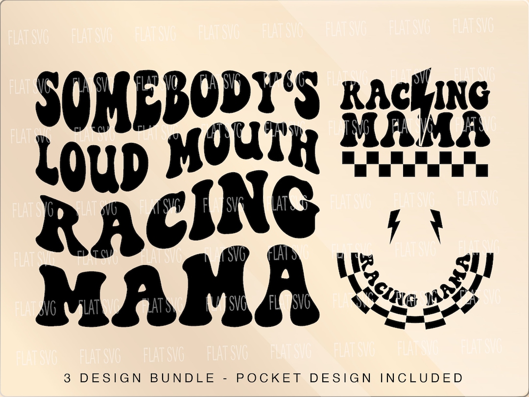 Somebody's Loud Mouth Racing Mama Svg Png, Race Mom Svg, Racing Vibes ...