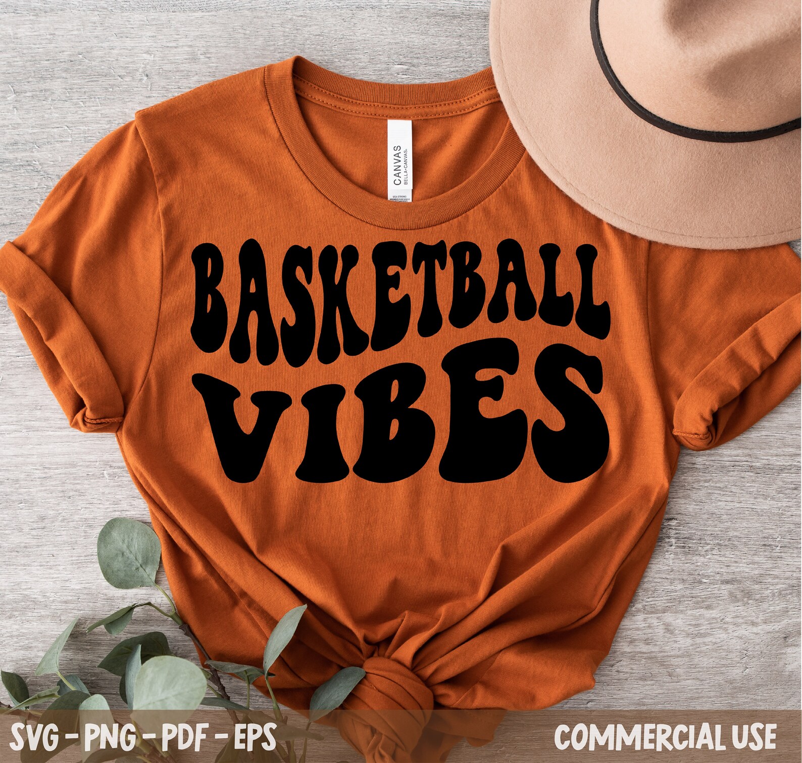 Basketball Vibes Svg Png Trendy Basketball Fan Svg Game Day - Etsy