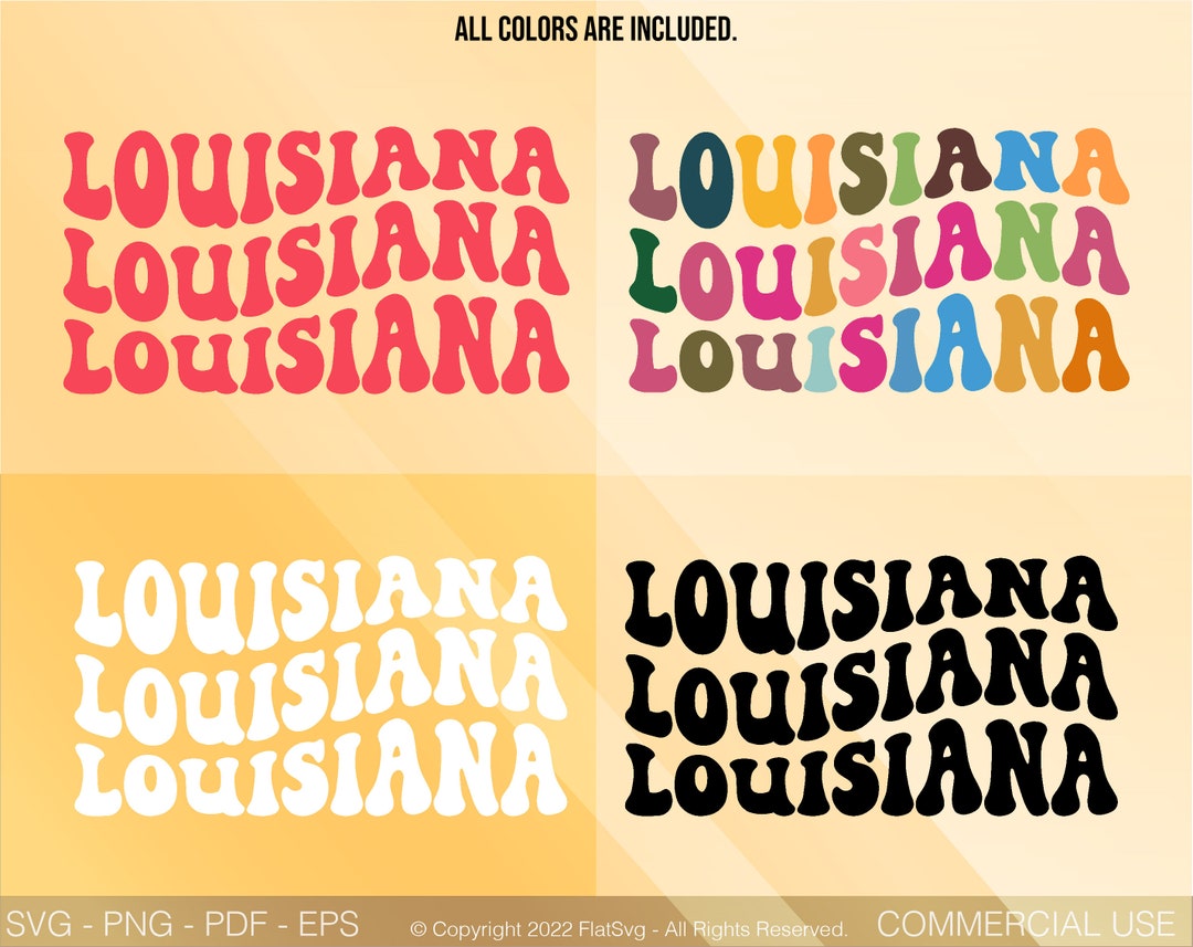 Louisiana Svg Love Louisiana Svg Louisiana State Svg Usa - Etsy