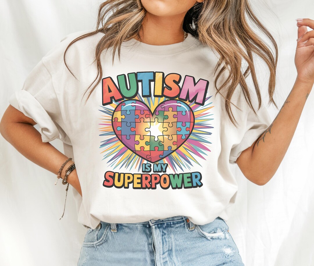 Autism is My Superpower Png, Autism Awareness Png, Colorful Puzzle Png ...