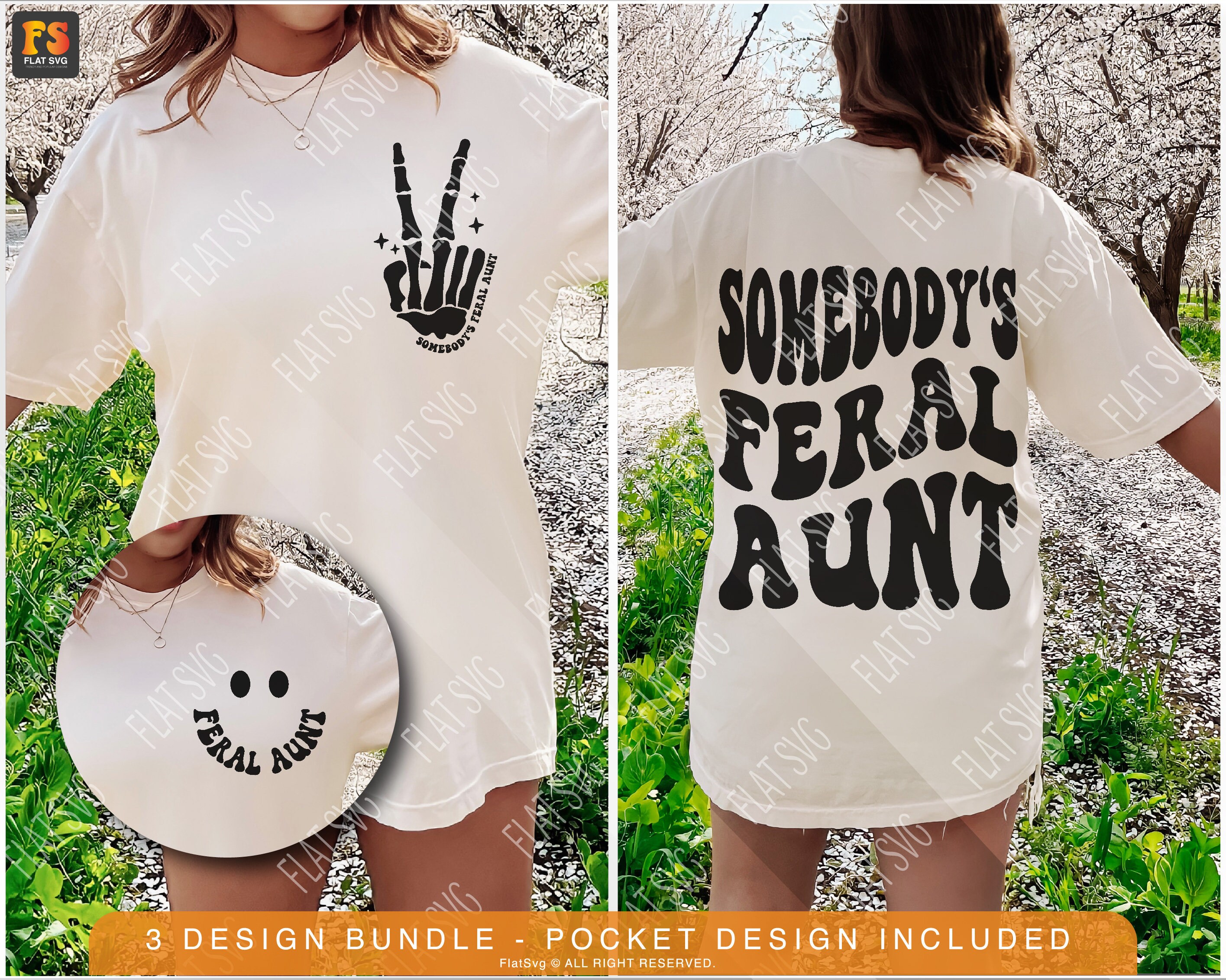 Somebody's Feral Aunt Svg Aunt Svg Png Aunt Design Aunt - Etsy Canada