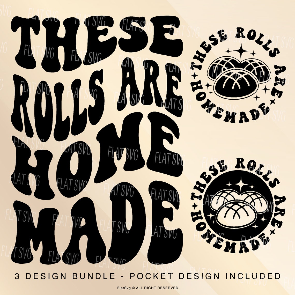 These Rolls Are Homemade Svg Png, Thanksgiving Png, Autumn Svg, Funny ...